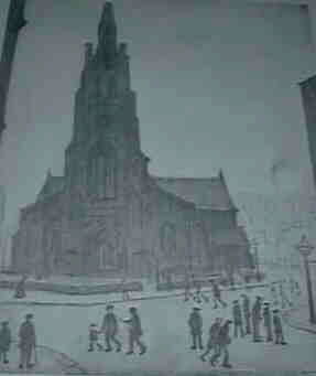 L.S.Lowry,st. simons church, Lowry, Russell Flint, Cornwater, fine art